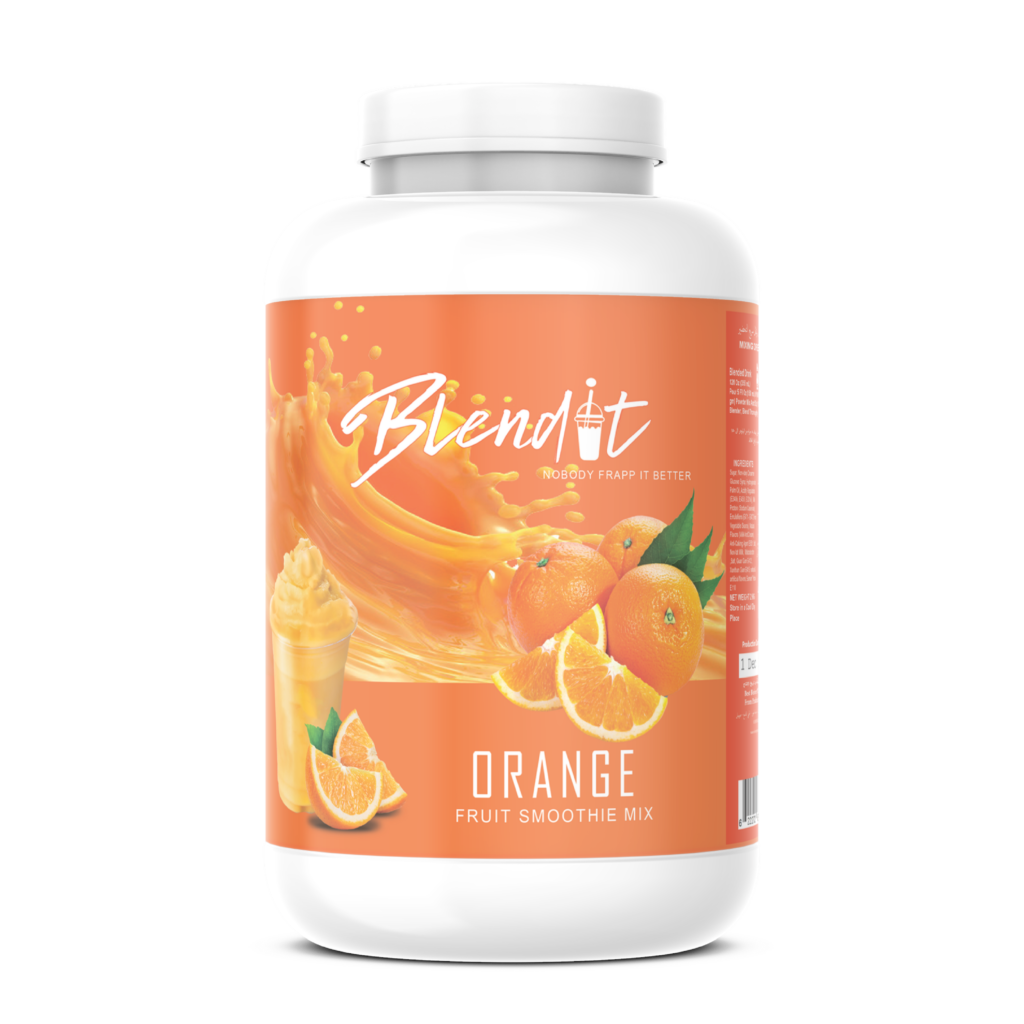 ORANGE FRUIT SMOOTHIE MIX – Blendit Frappe