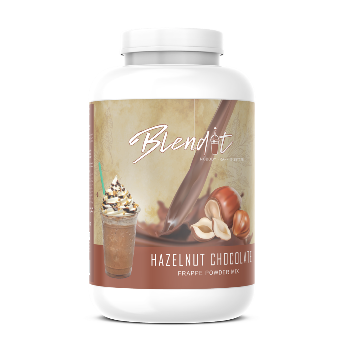 HAZELNUT CHOCOLATE FRAPPE MIX – Blendit Frappe